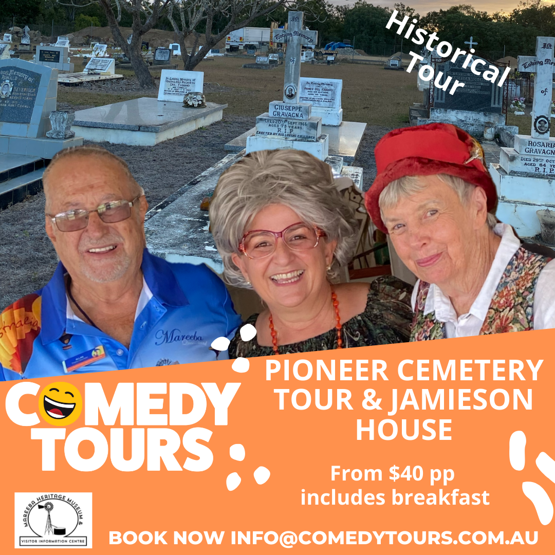 Mareeba Pioneer Cemetery Tour - www.mareebaheritagecentre.com.au